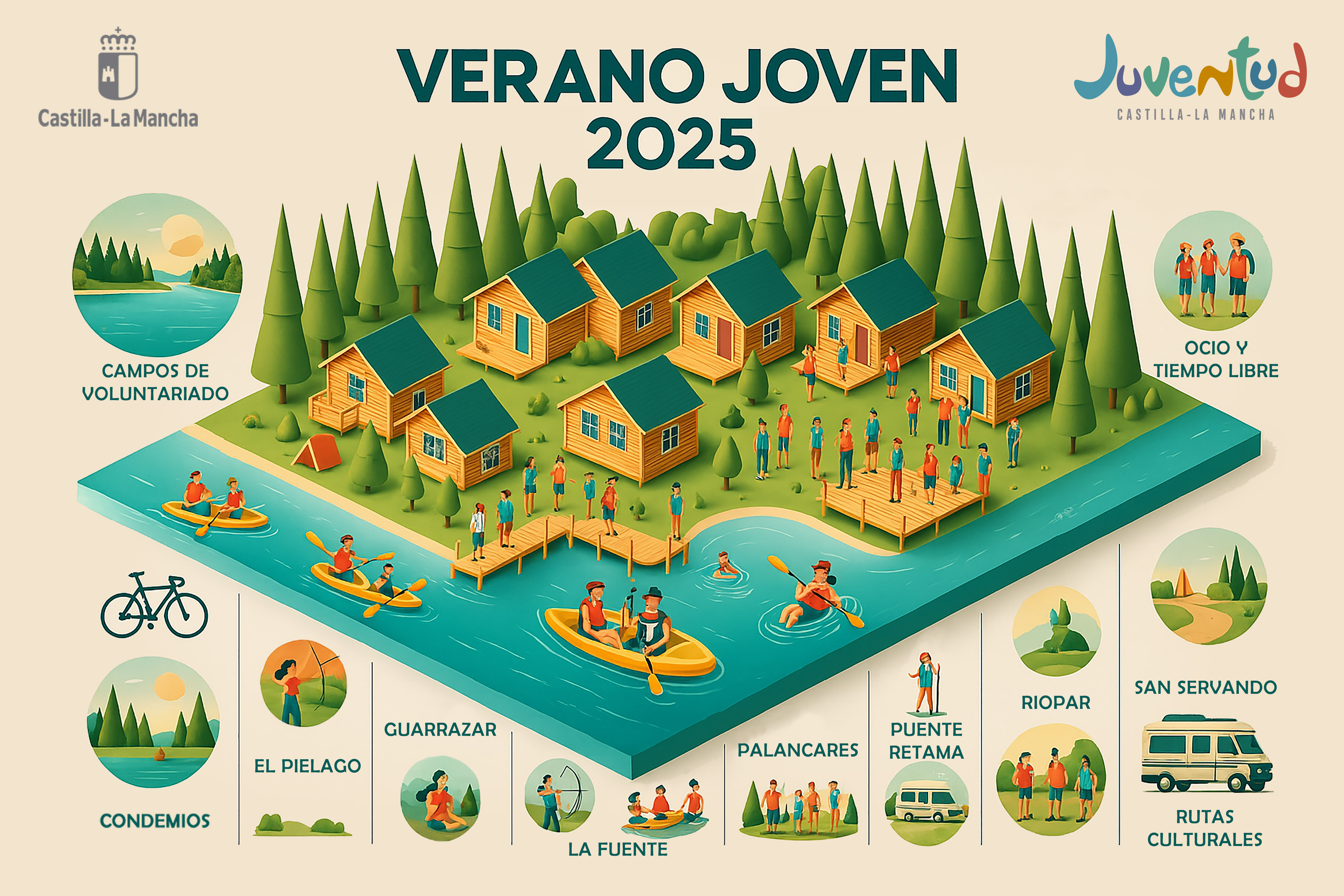 Verano Joven de Castilla-La Mancha 2025: 1.071 plazas para las actividades de ‘Ocio y Tiempo ...
